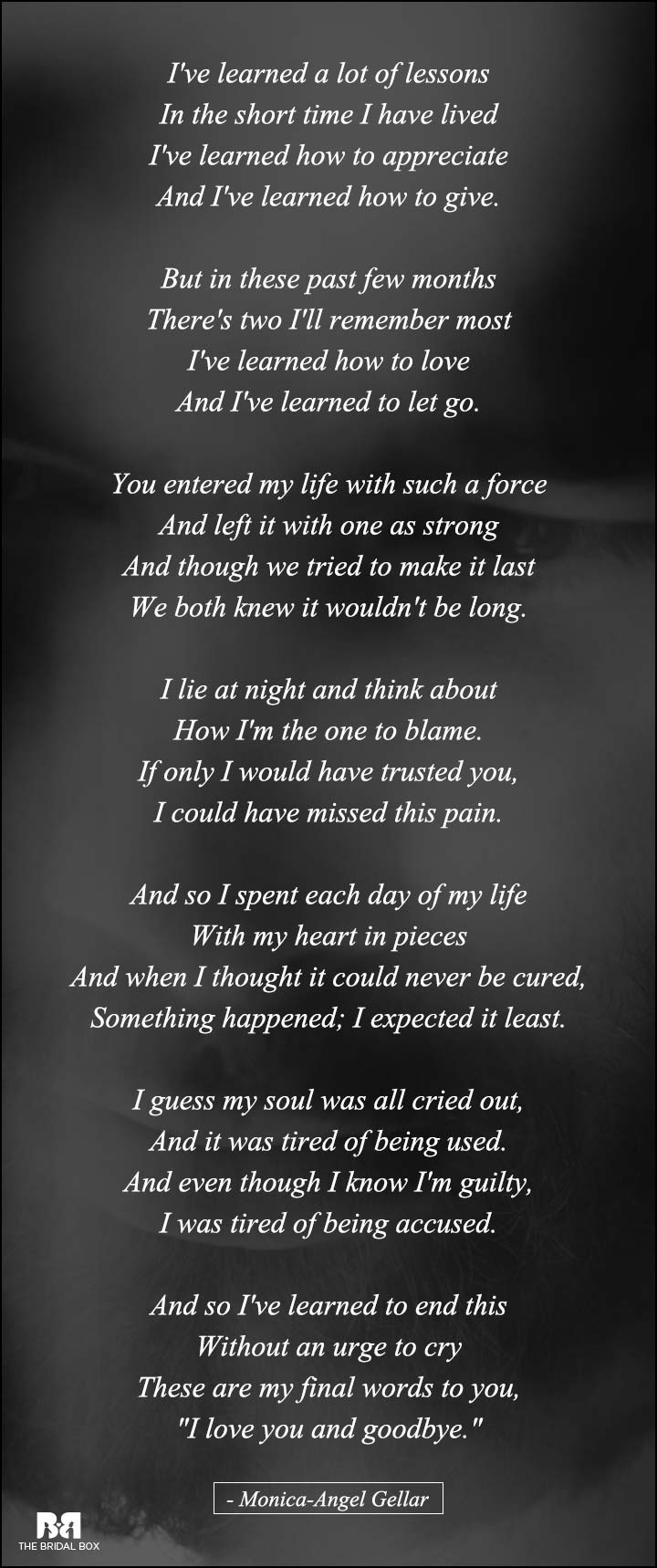 Poems About Broken Love Relationships