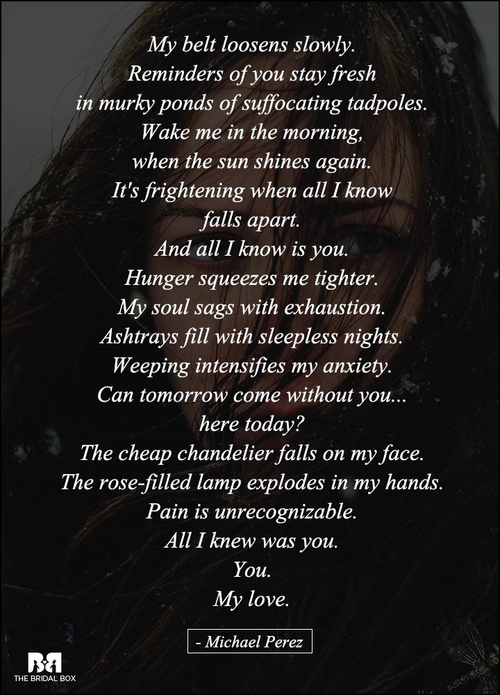 Poems That Rhyme About Love And Pain